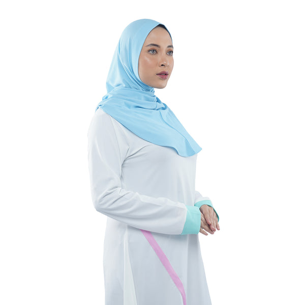 Roadbike Hijab Sky Blue (Sport Hijab) – Arktiv